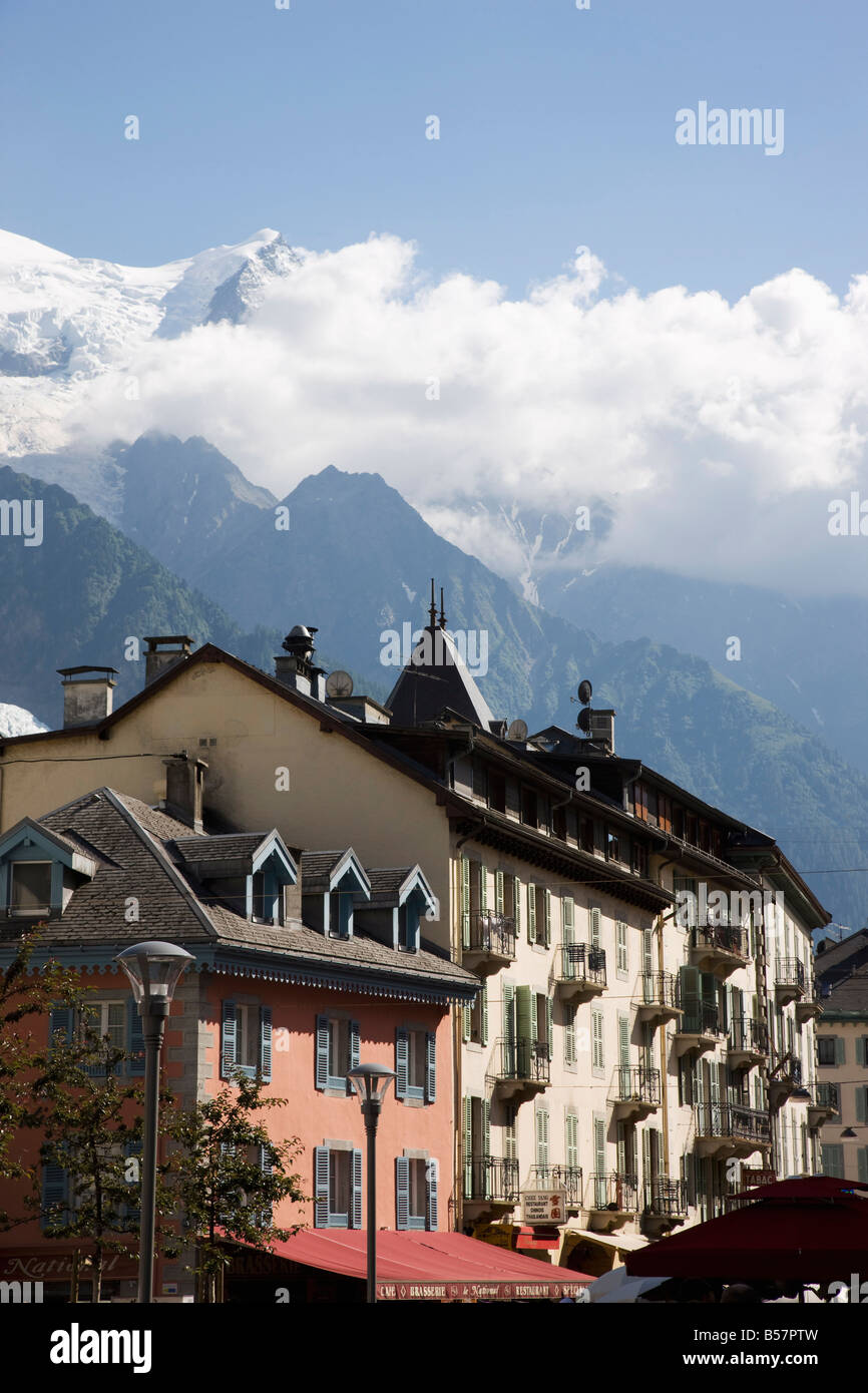Mont-Blanc, Chamonix, Haute Savoie, Französische Alpen, Frankreich ...