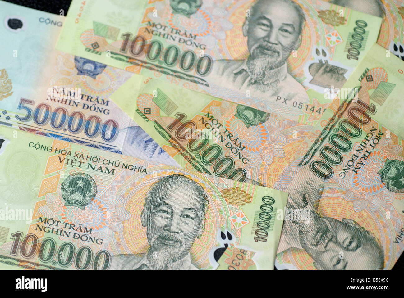 Währung von Vietnam ausgestellt durch die Staatsbank von Vietnam Dong ...