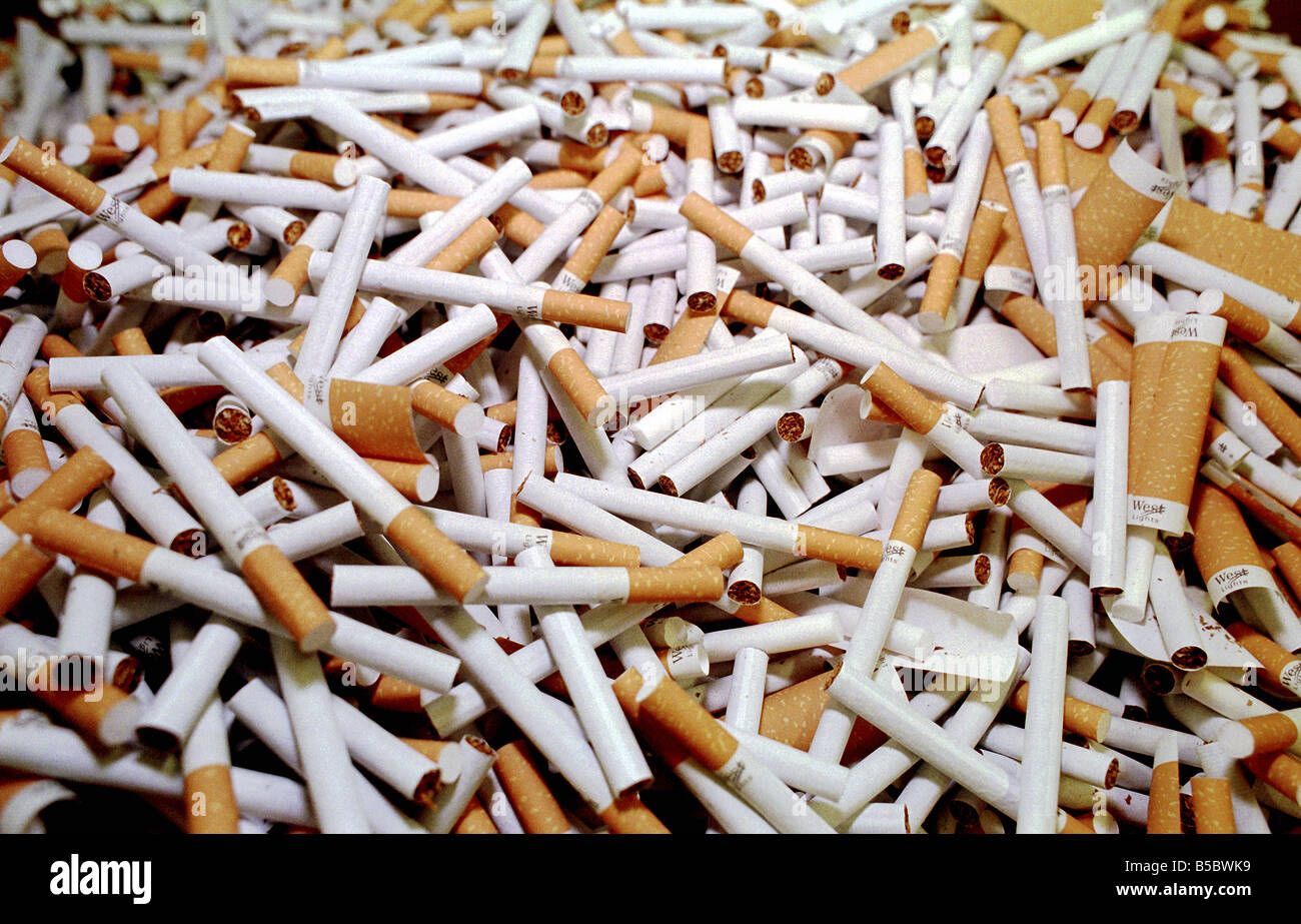 Production Of Cigarettes Stockfotos & Production Of Cigarettes Bilder ...