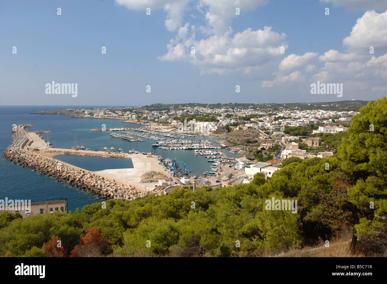 Die Marina Santa Maria di Leuca Apulien Italien Stockfotografie - Alamy