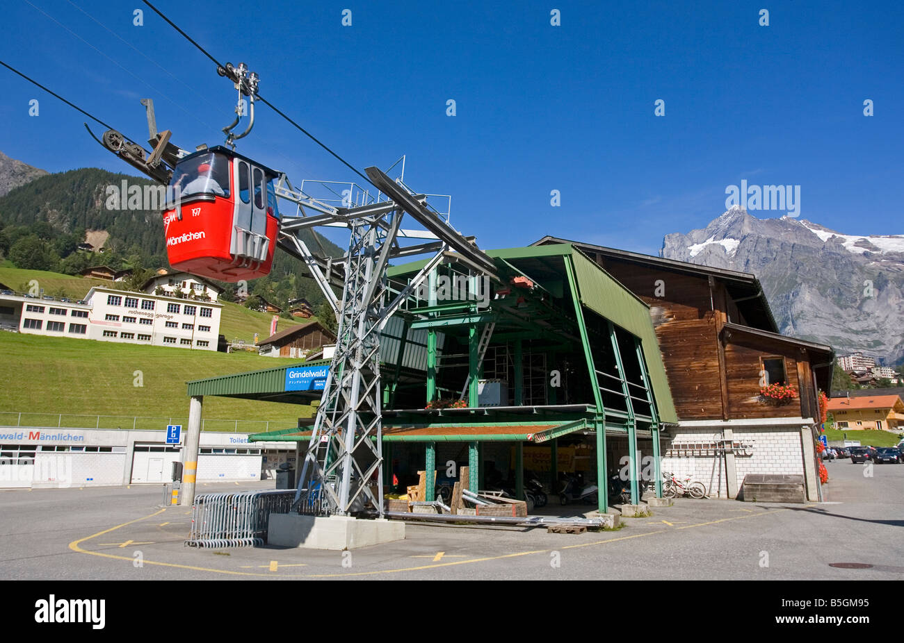 Maennlichen Gondelbahn Grindelwald Berner Oberland Schweiz ...