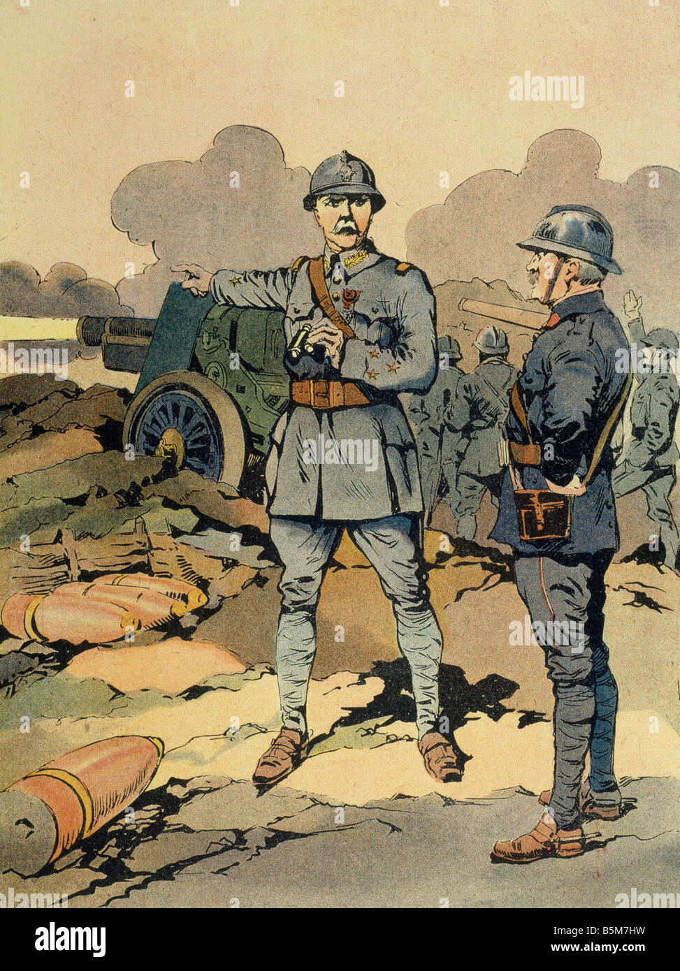 1FK 1101 E1916 1 Petain Verteidigung von Verdun Col drucken Philippe ...