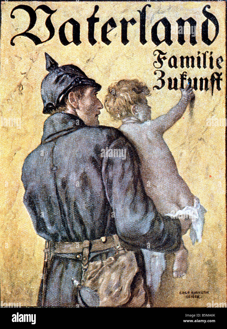 World War German Propaganda Poster Stockfotos und -bilder Kaufen - Alamy