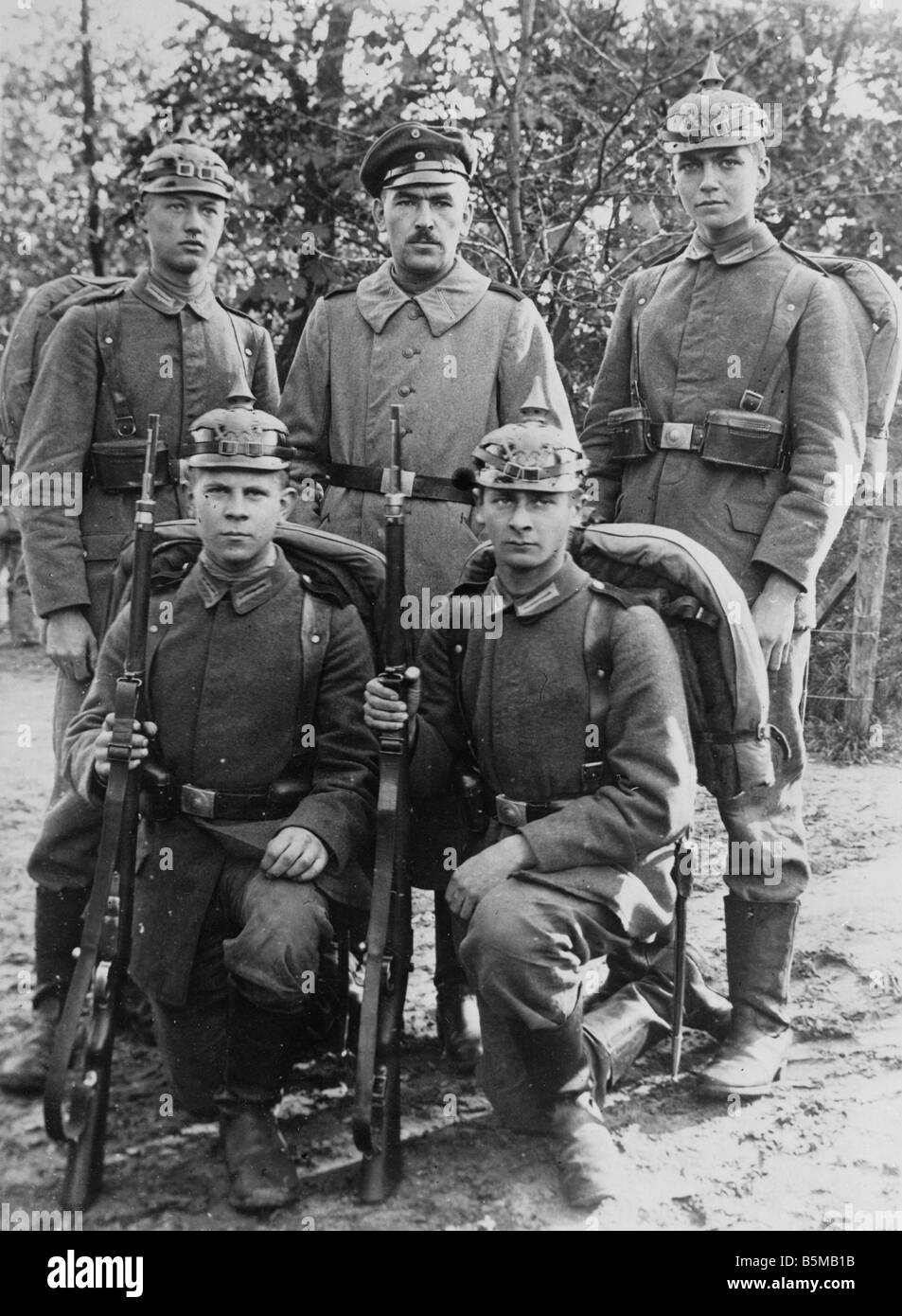 Soldaten Gruppe 1. Weltkrieg Stockfotos und -bilder Kaufen - Alamy