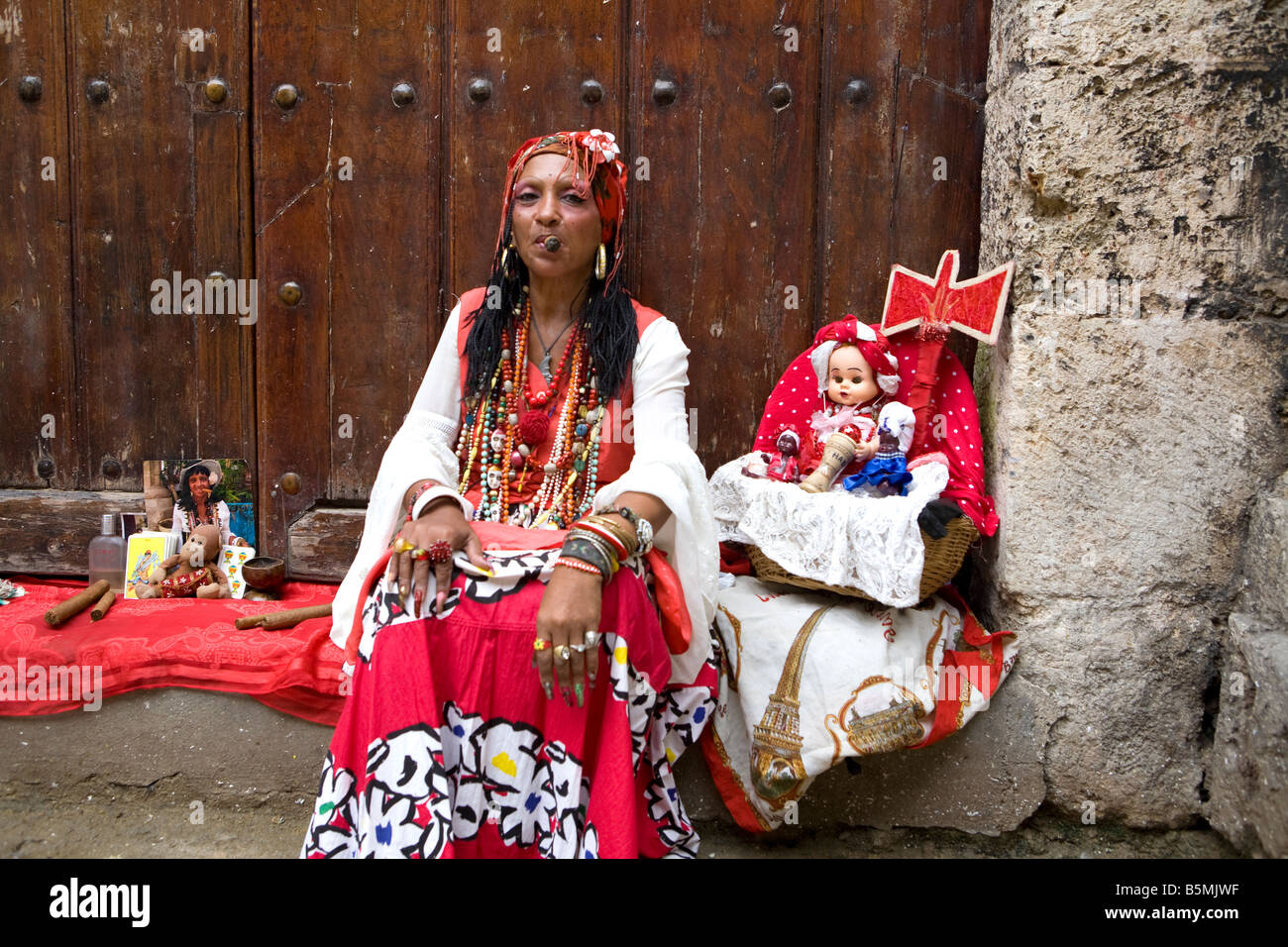 Zigarre Lady alte Havanna Kuba Stockfotografie - Alamy