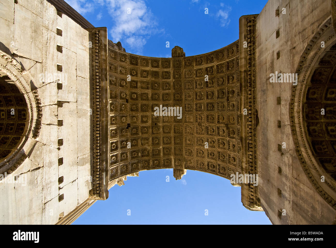 Der Bogen Von Septimius Severus Stockfotos und -bilder Kaufen - Alamy