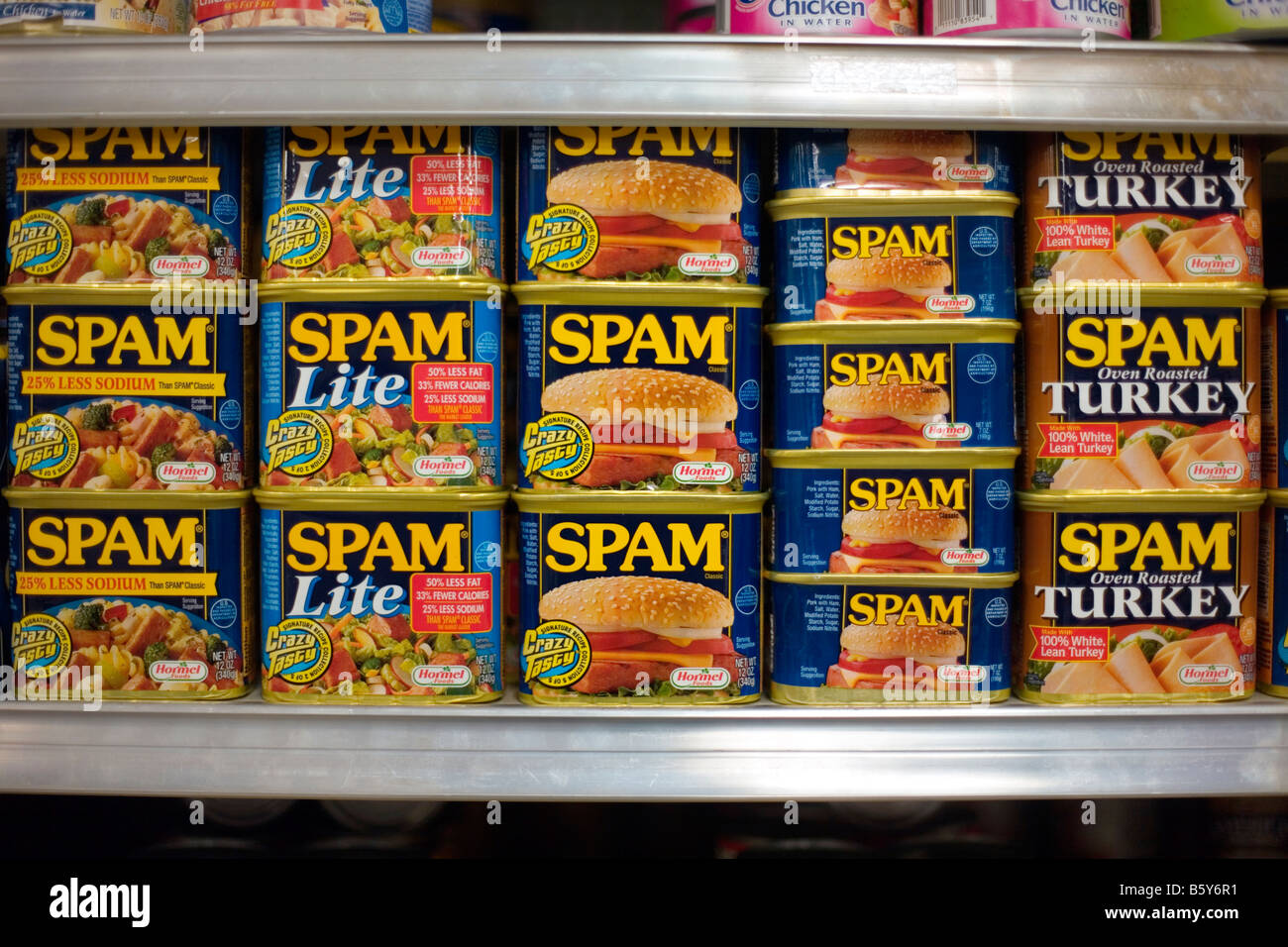 Spam canned meat -Fotos und -Bildmaterial in hoher Auflösung – Alamy