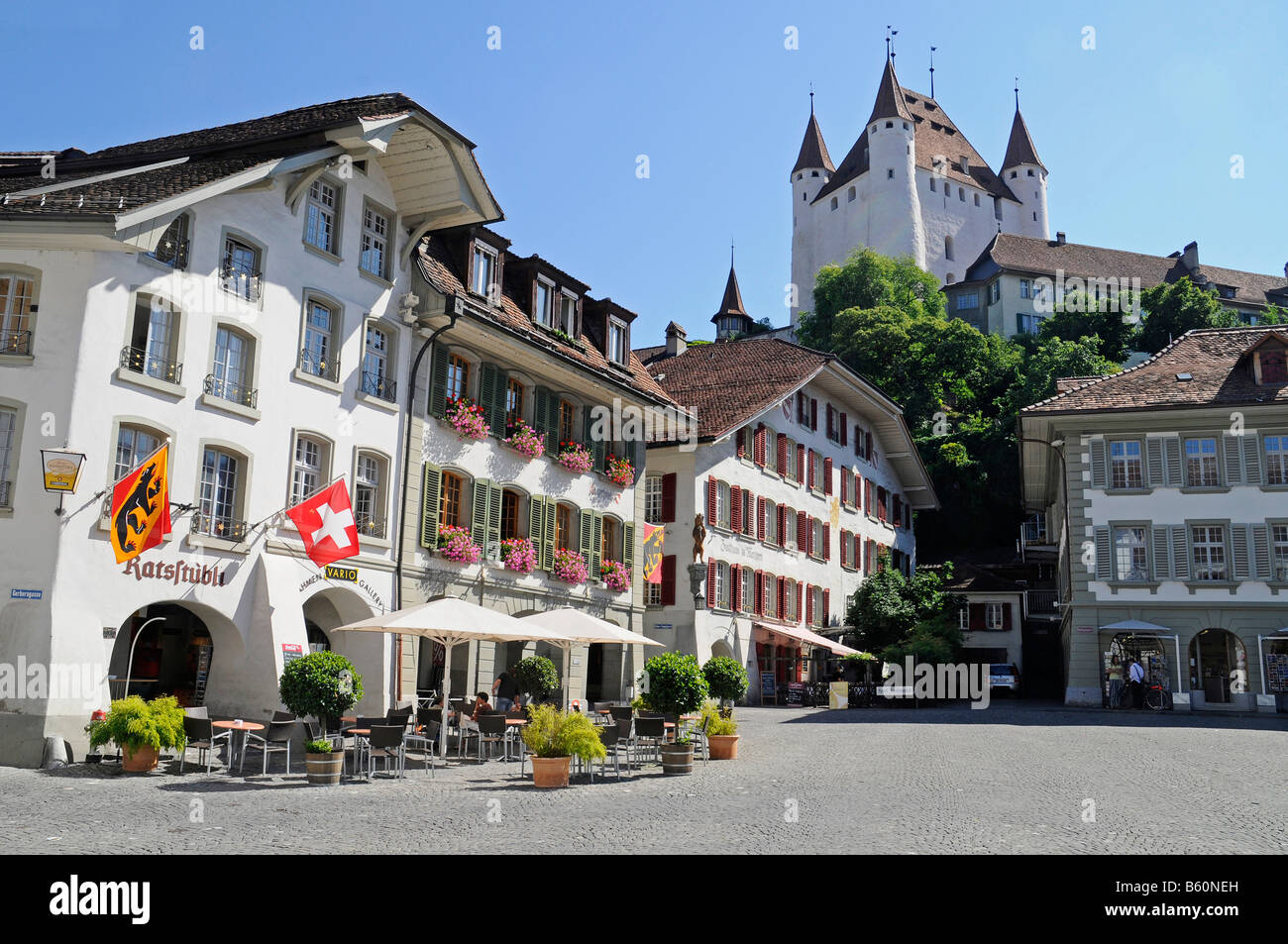 Rathausplatz-Platz, Altstädter Ring, Restaurant, Gastronomie, Schweizer ...