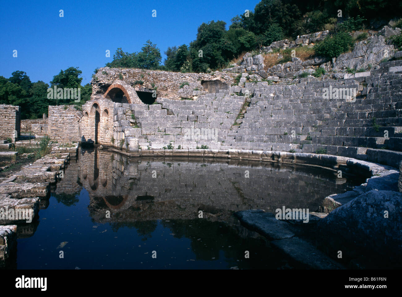 Roman Amphitheatre Butrint Albania Stockfotos und -bilder Kaufen - Alamy
