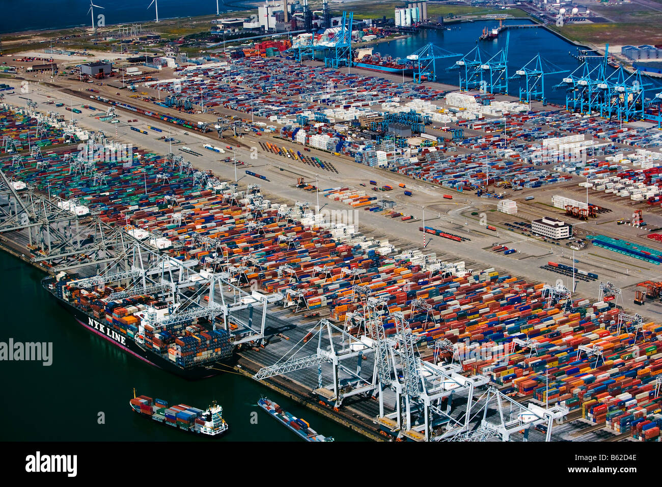 Rotterdam Containerhafen Stockfotos und -bilder Kaufen - Alamy