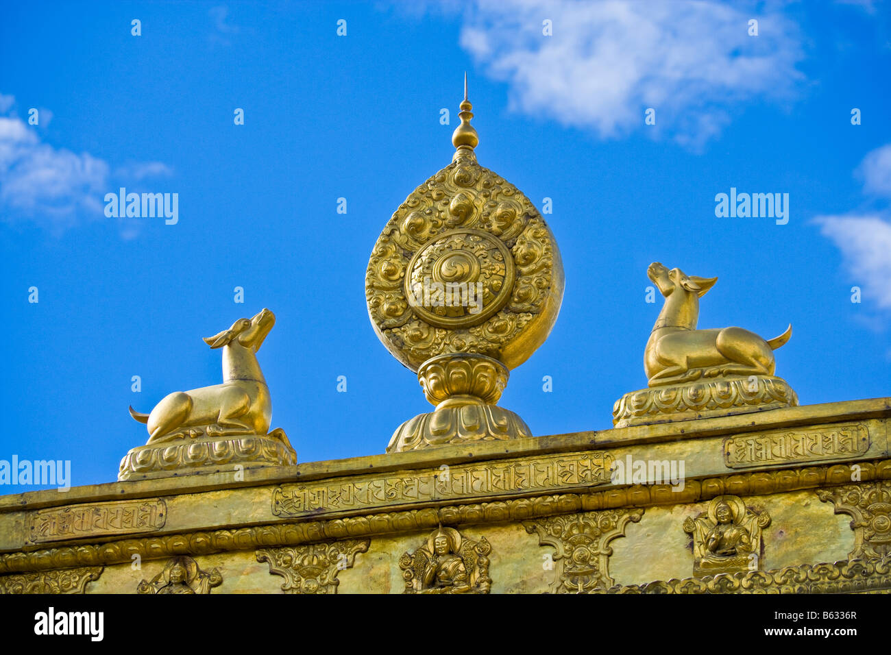 Zwei vergoldete hirsche -Fotos und -Bildmaterial in hoher Auflösung – Alamy