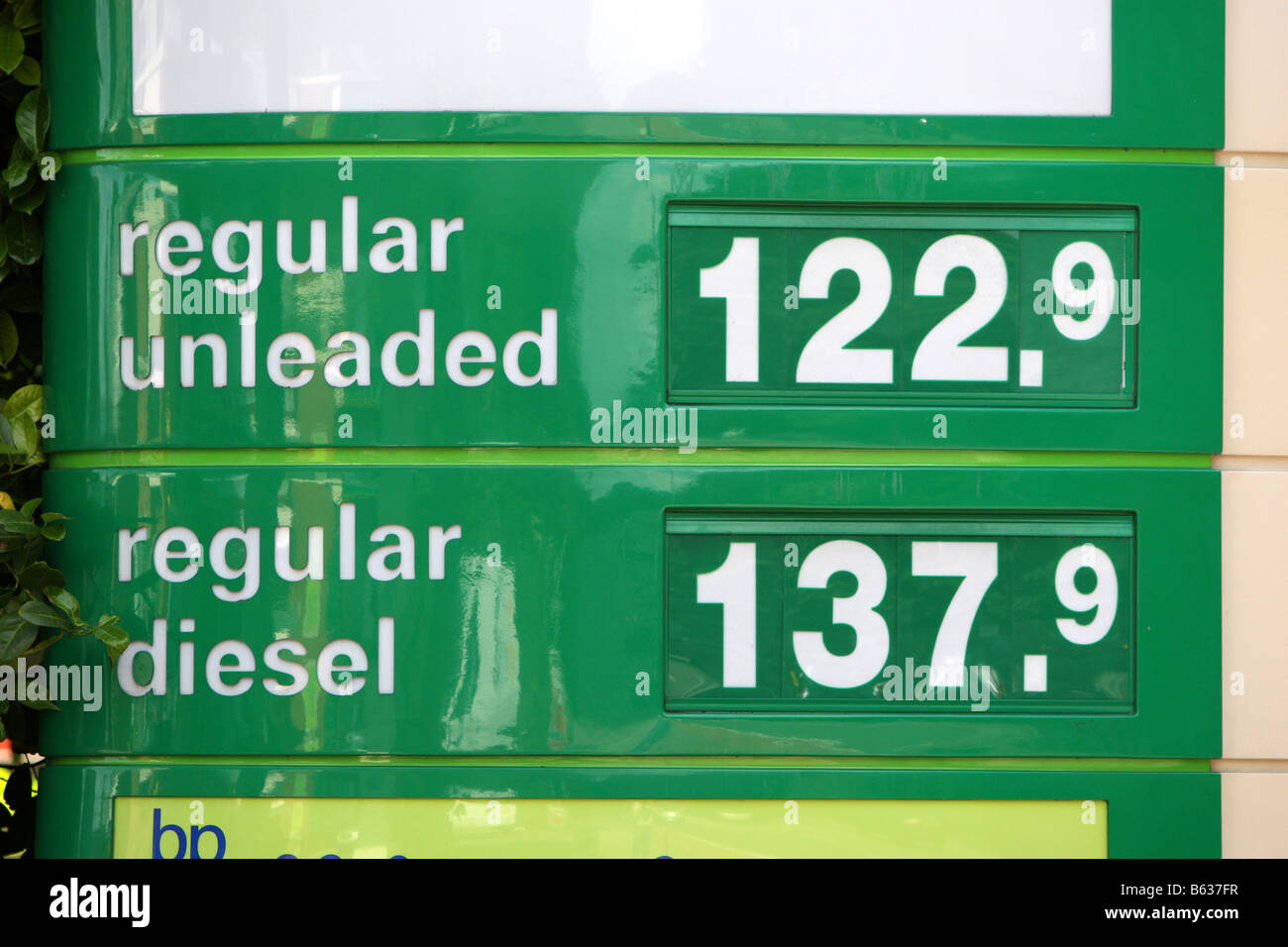 Prezzo benzina e diesel -Fotos und -Bildmaterial in hoher Auflösung – Alamy