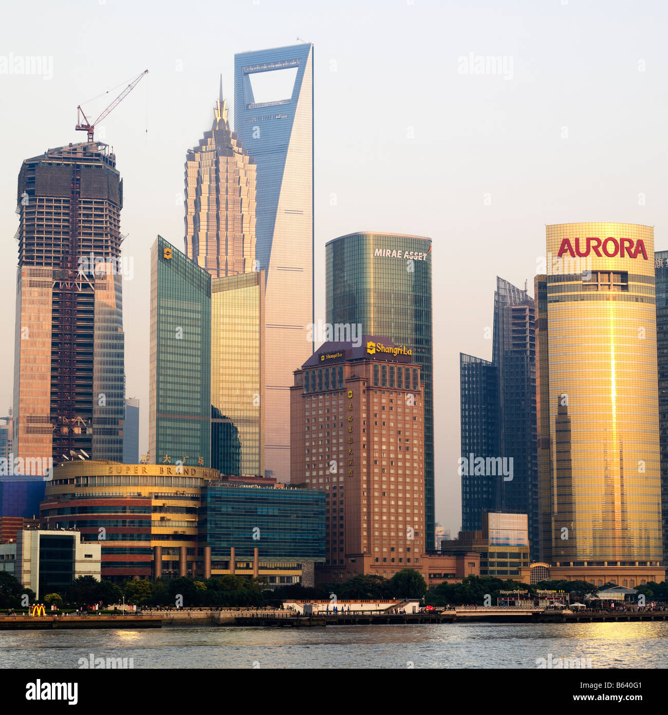 Shanghai World Trade Center und Jin Mao Tower in Shanghai Logos ...