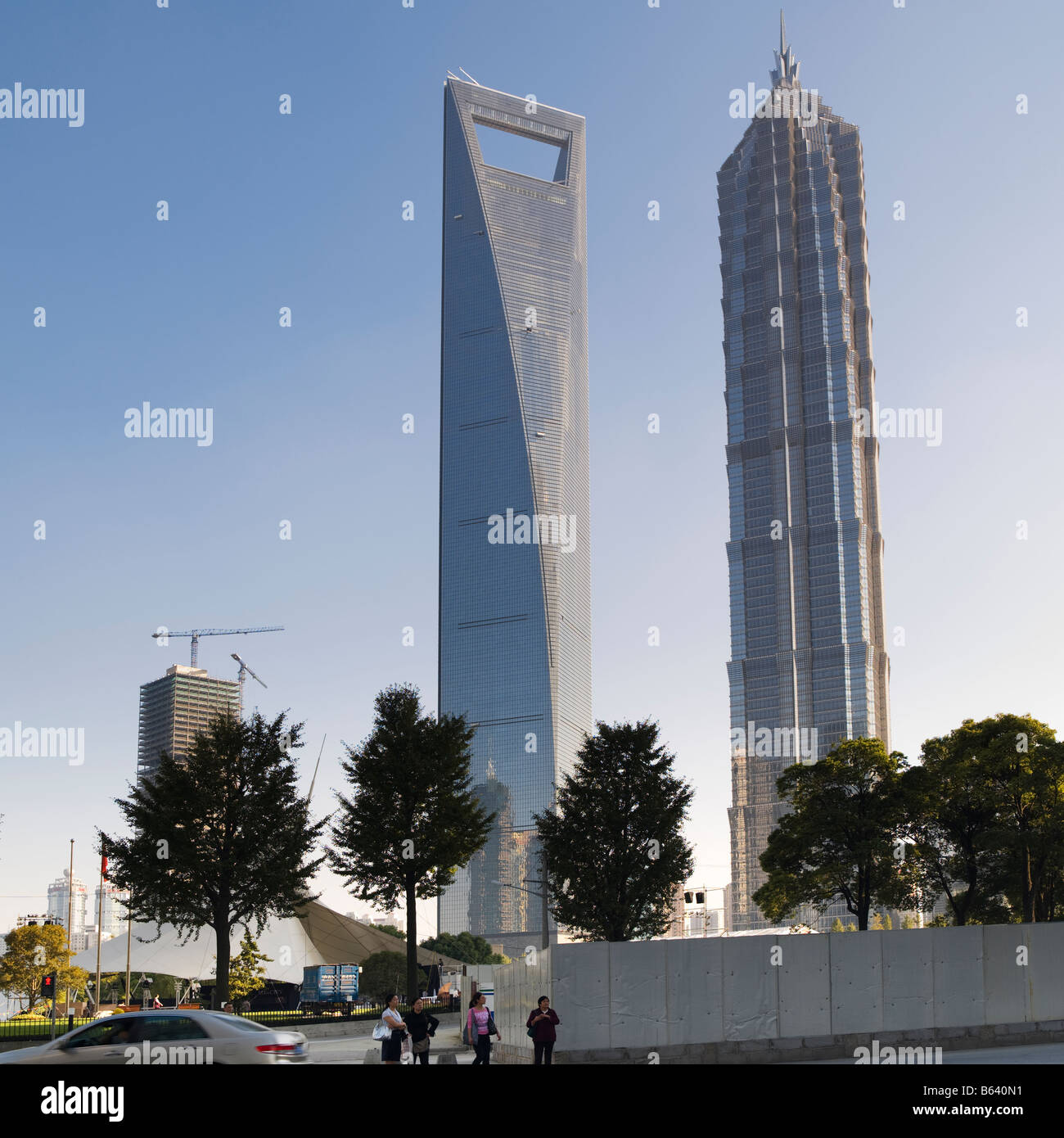 Shanghai World Trade Center und Jin Mao Tower in Shanghai ...