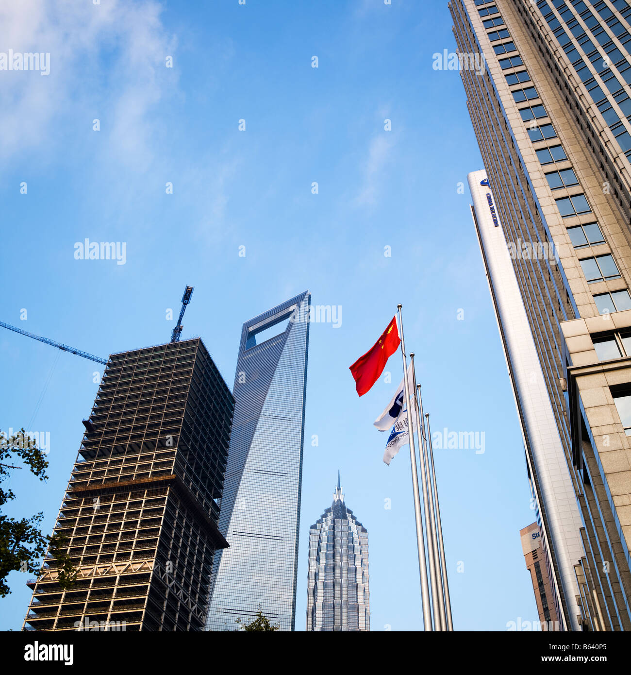 Shanghai World Trade Center und Jin Mao Tower in Shanghai ...