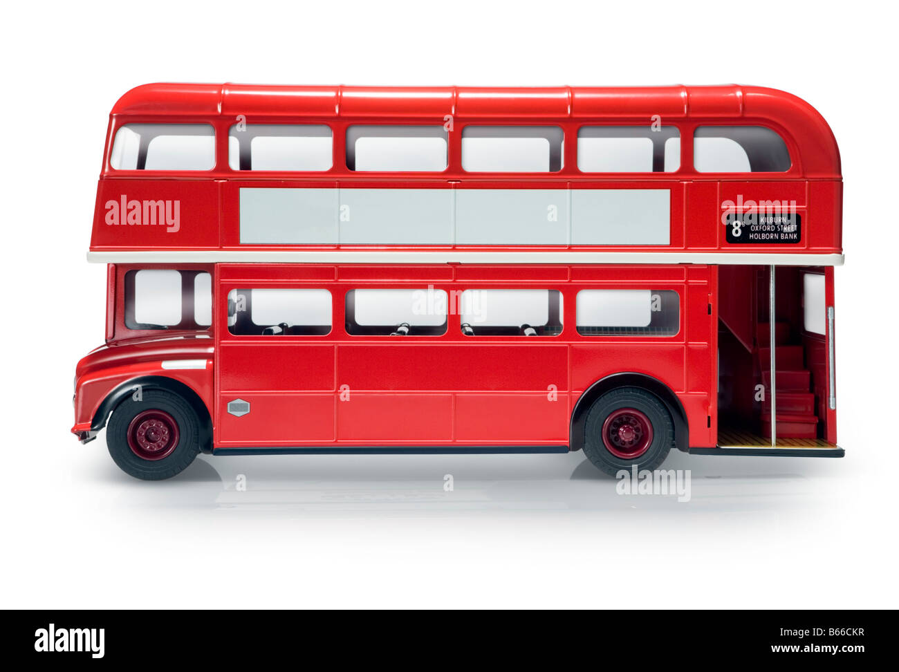 Roter omnibus Ausgeschnittene Stockfotos und -bilder - Alamy