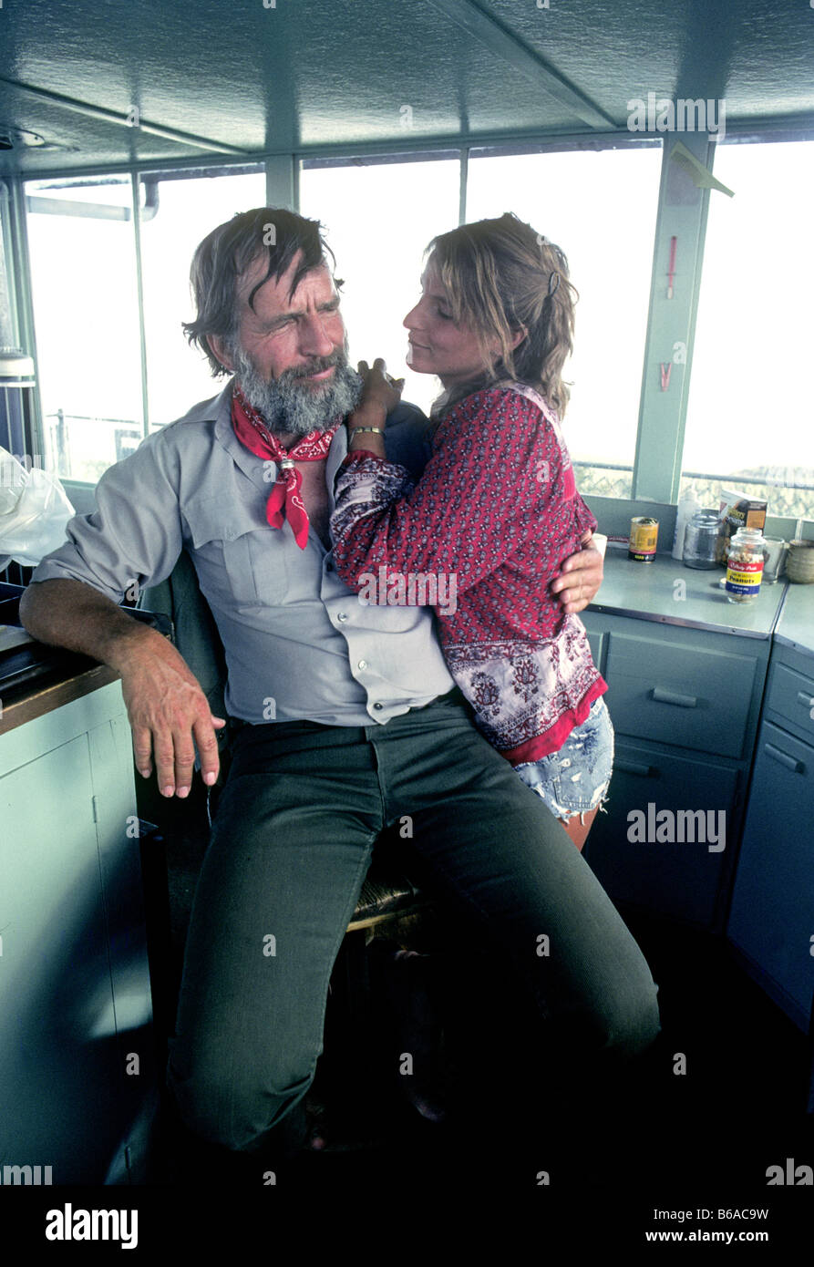 Ein Porträt des Schriftstellers und Schriftsteller Edward Abbey und ...