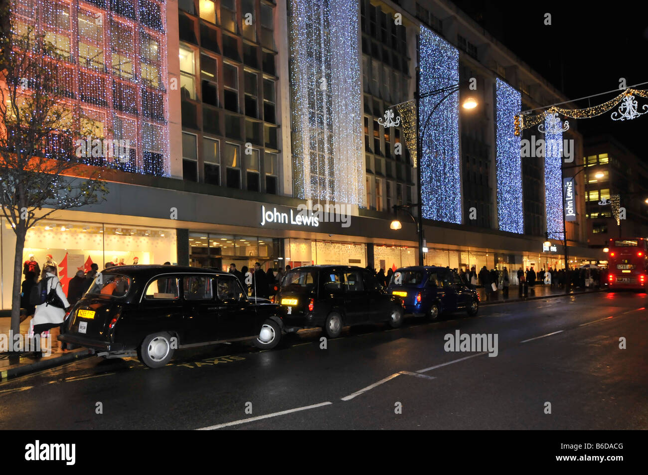 John Lewis Kaufhaus London West End Oxford Street mit ...
