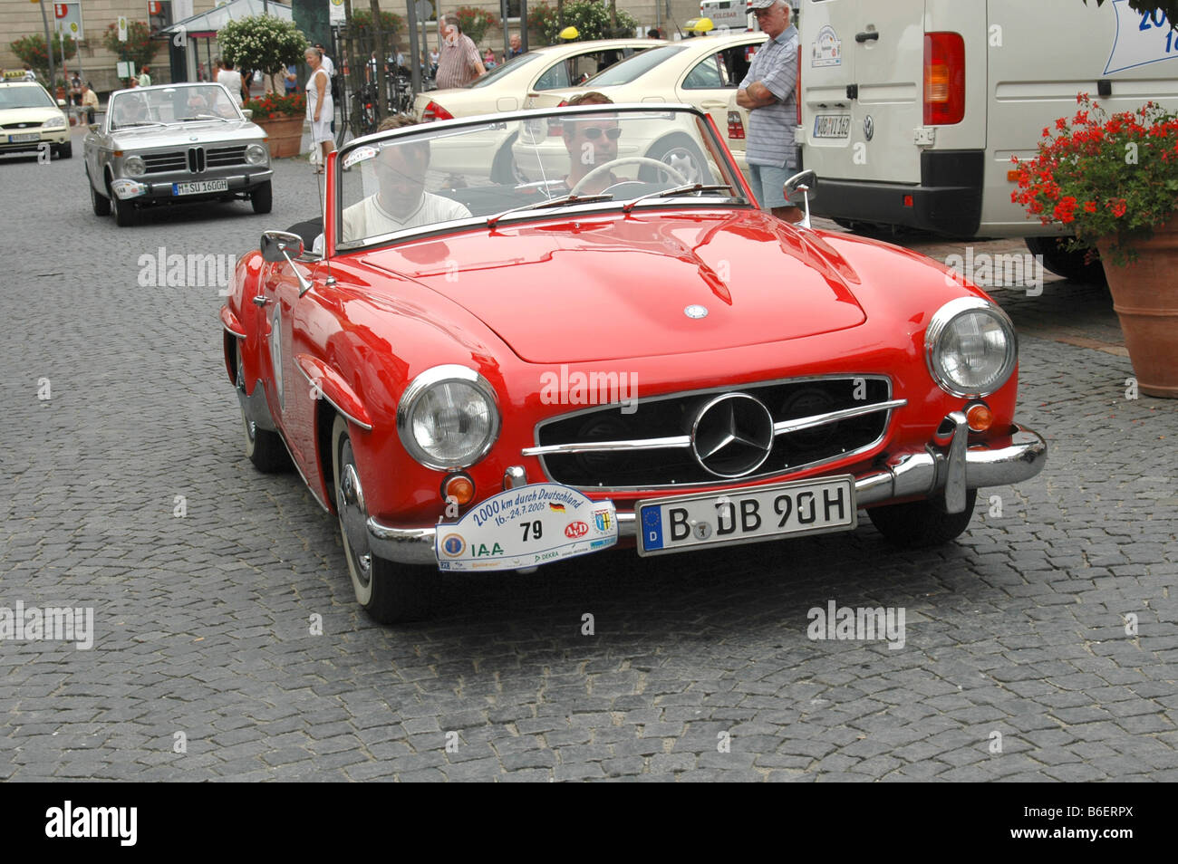 Mercedes 190 SL Oldtimer Rallye 2000 Kilometer durch Deutschland ...