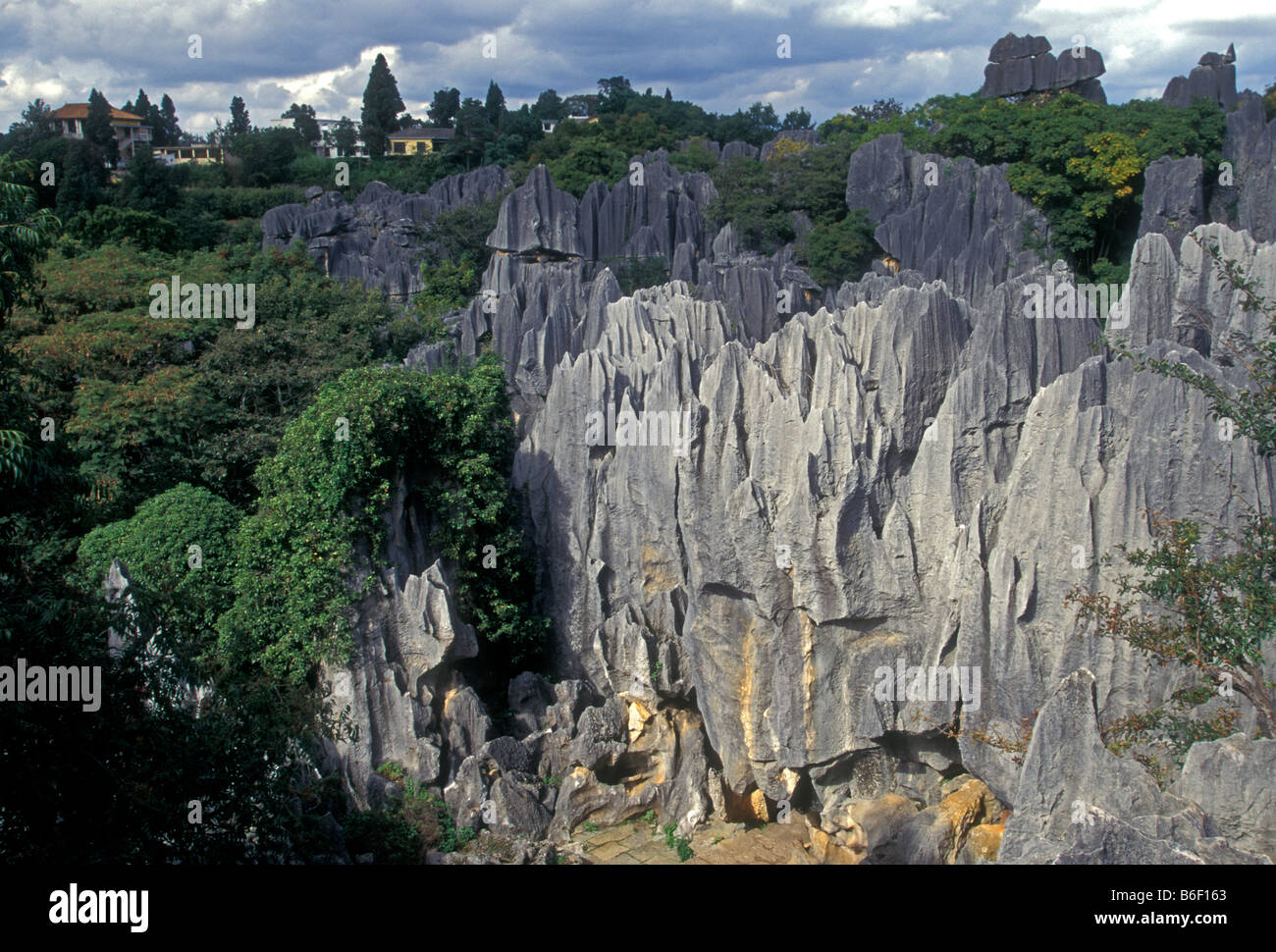 Karst, Kalkstein, Kalk-Formation, Felsformation, Steinwald Shilin ...