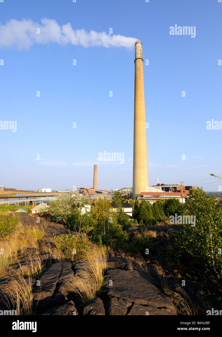 die Superstack in Sudbury, Ontario, Kanada. Dies wurde ist die weltweit ...