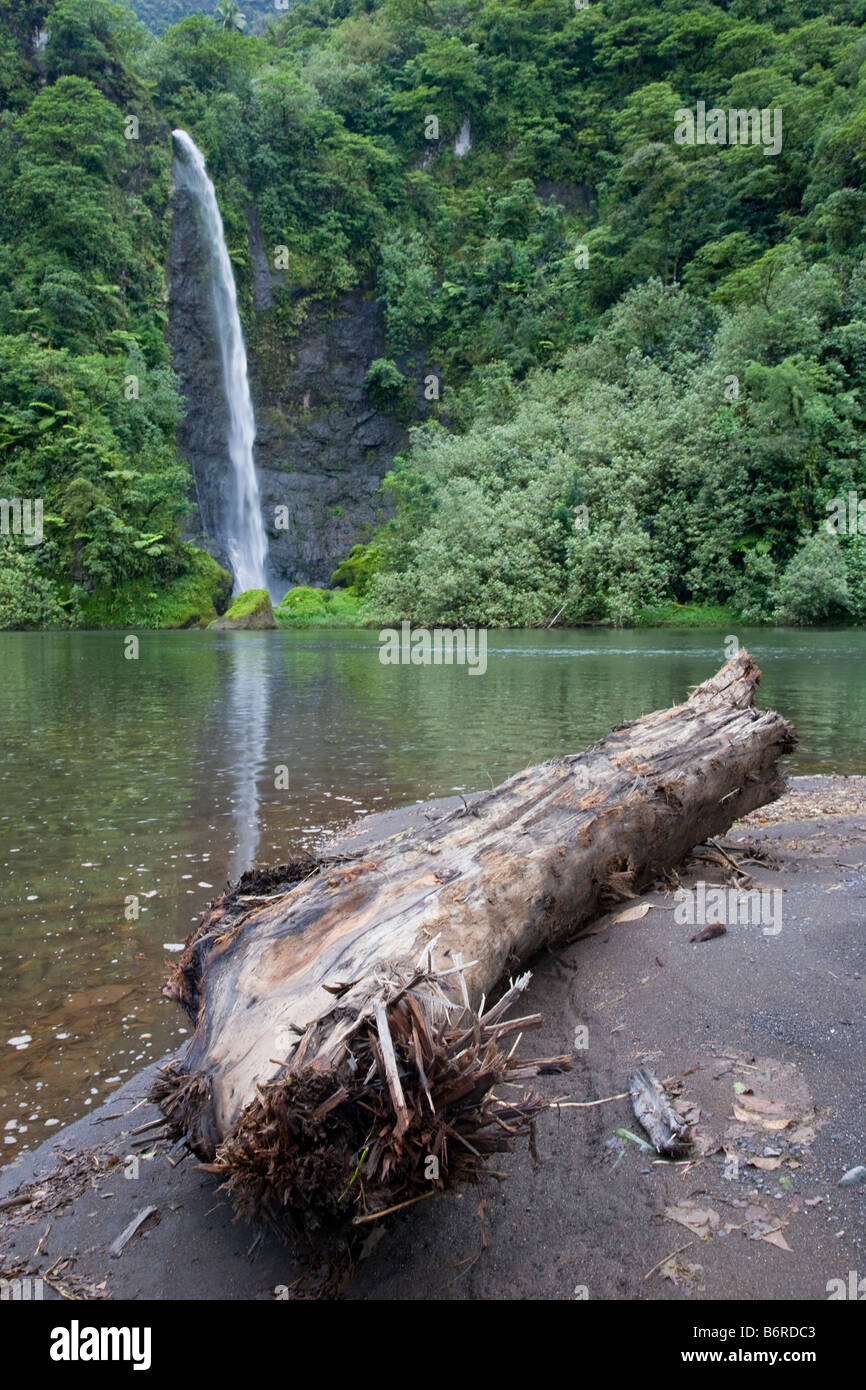 French polynesia tahiti waterfall -Fotos und -Bildmaterial in hoher ...