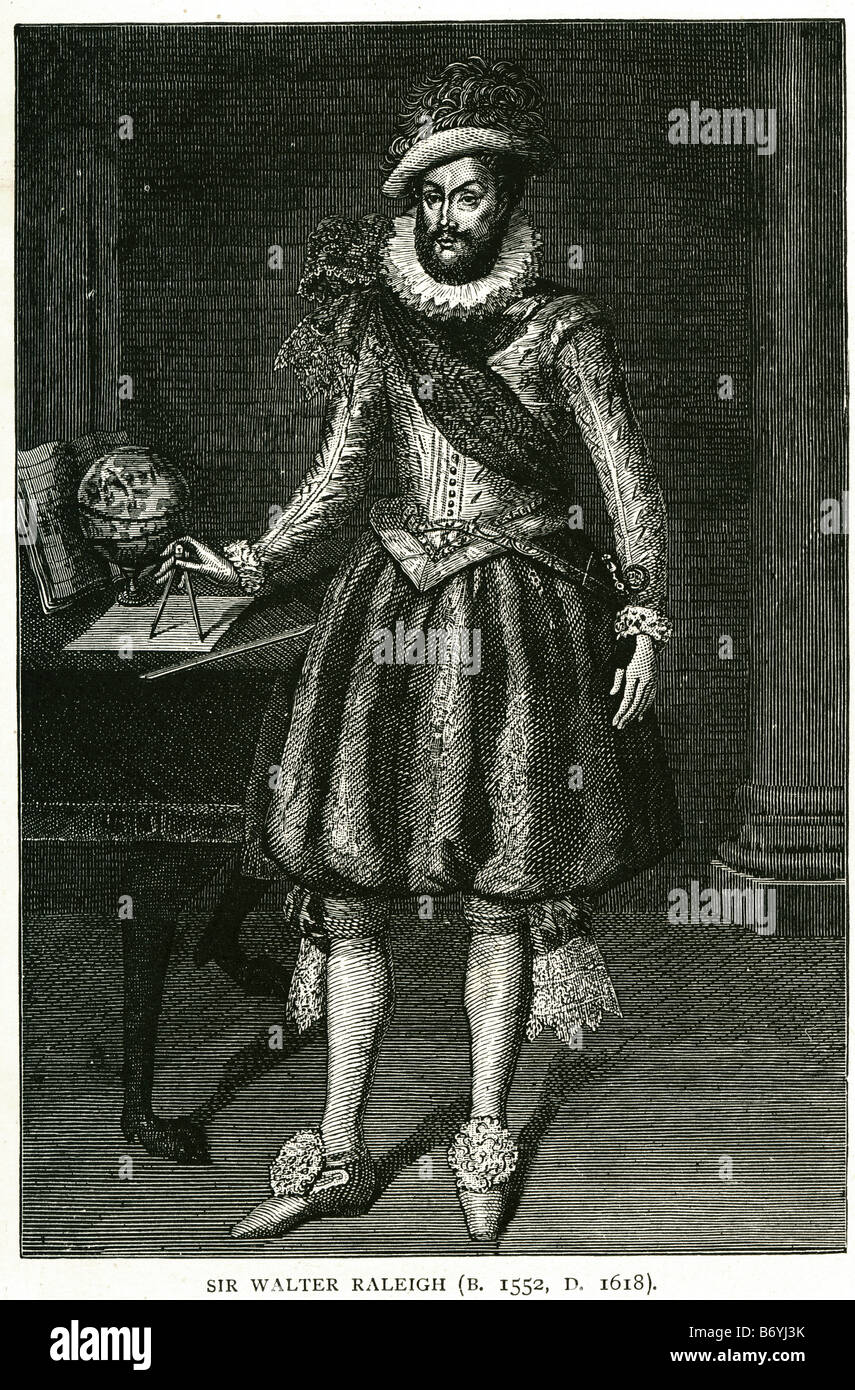 Sir walter raleigh oder ralegh c 1552 29 oktober 1618 -Fotos und ...