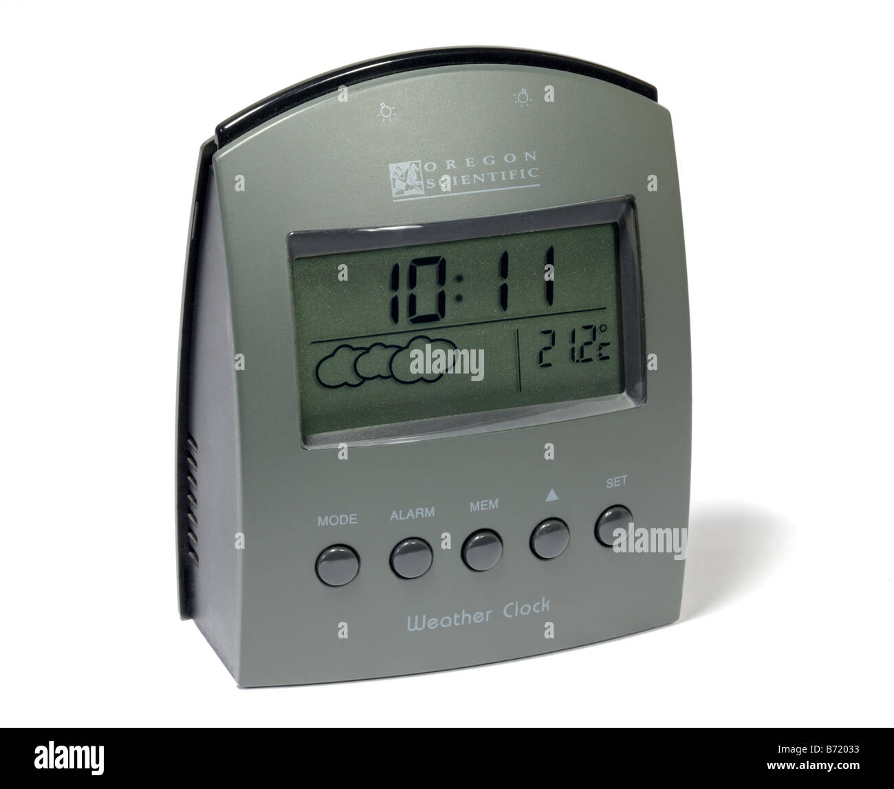 Oregon Scientific digitale Weather Clock Stockfotografie - Alamy