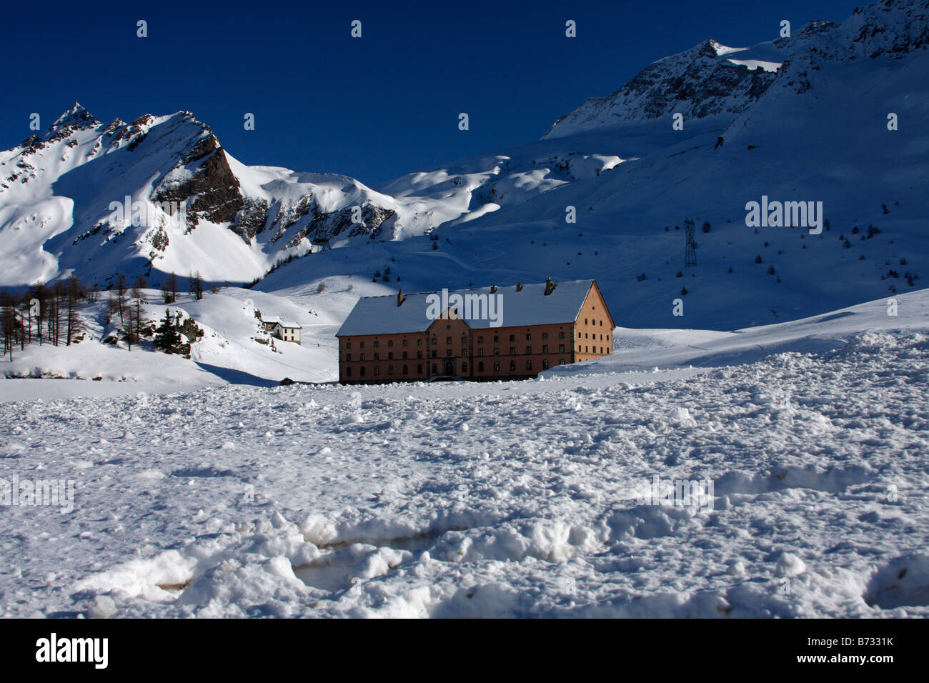 Simplon Hospiz, Simplonpass, Schweiz Stockfoto, Bild: 21581215 - Alamy