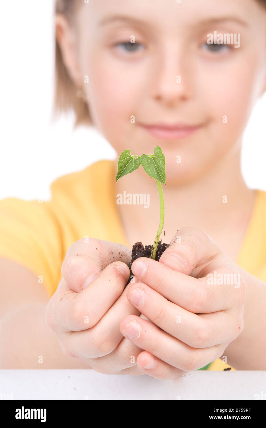 Kinder pflanzen setzlinge Stockfotos und -bilder Kaufen - Alamy