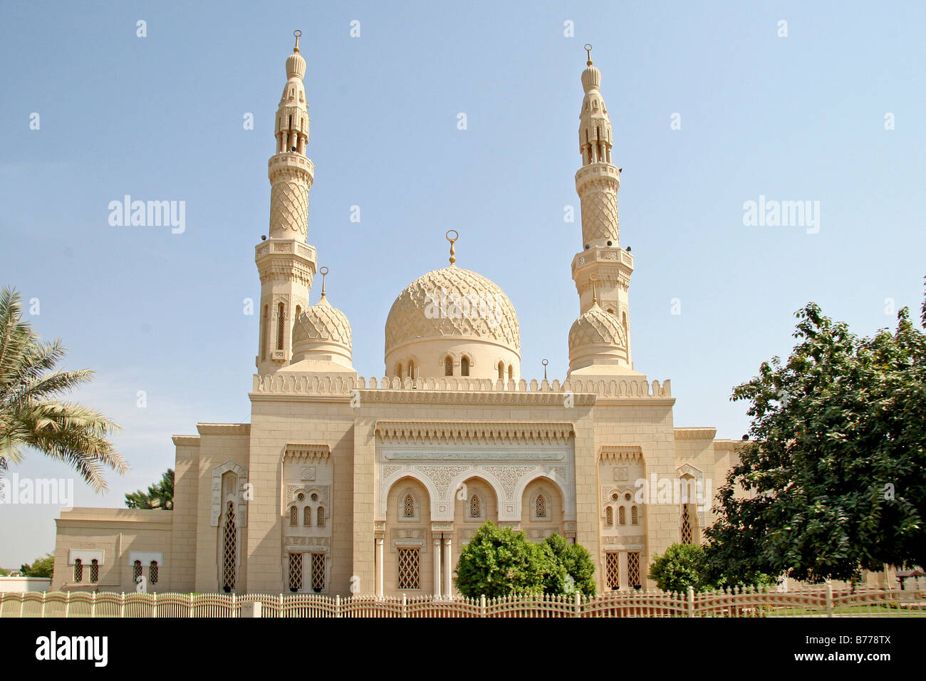 Jumeirah Moschee, Dubai, Vereinigte Arabische Emirate, Naher Osten ...