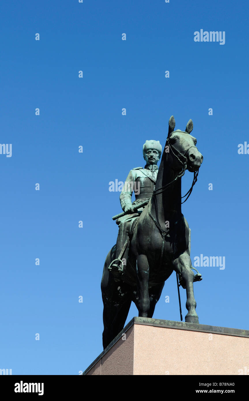 Mannerheim Statue Helsinki Finland Stockfotos und -bilder Kaufen - Alamy