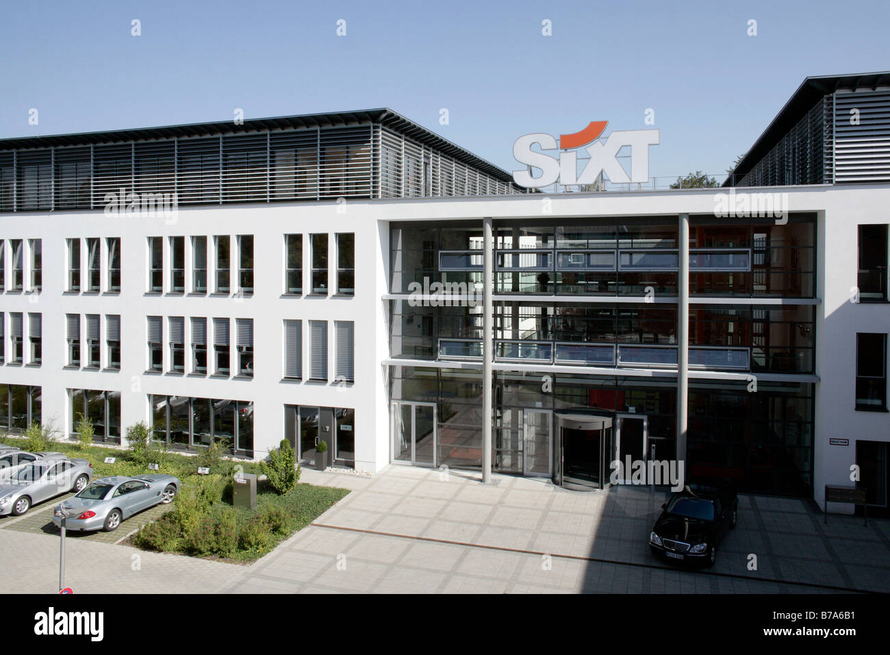 Autovermieter Sixt AG Hauptsitz in Pullach, Bayern, Deutschland, Europa ...