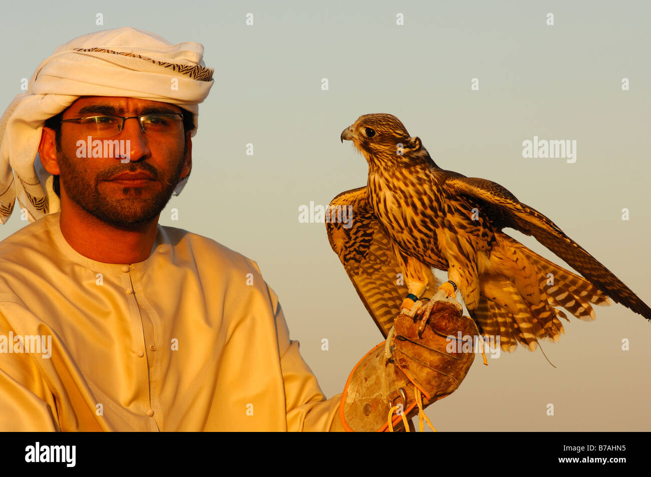 Emirati mann mit falken -Fotos und -Bildmaterial in hoher Auflösung – Alamy