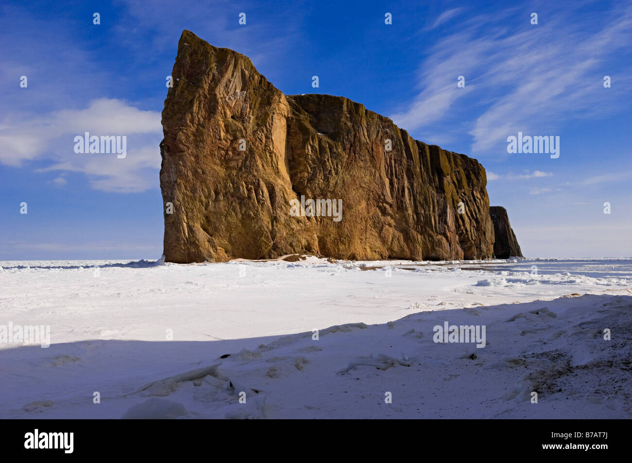 Perce Rock, Gaspasie, Quebec, Kanada Stockfotografie - Alamy