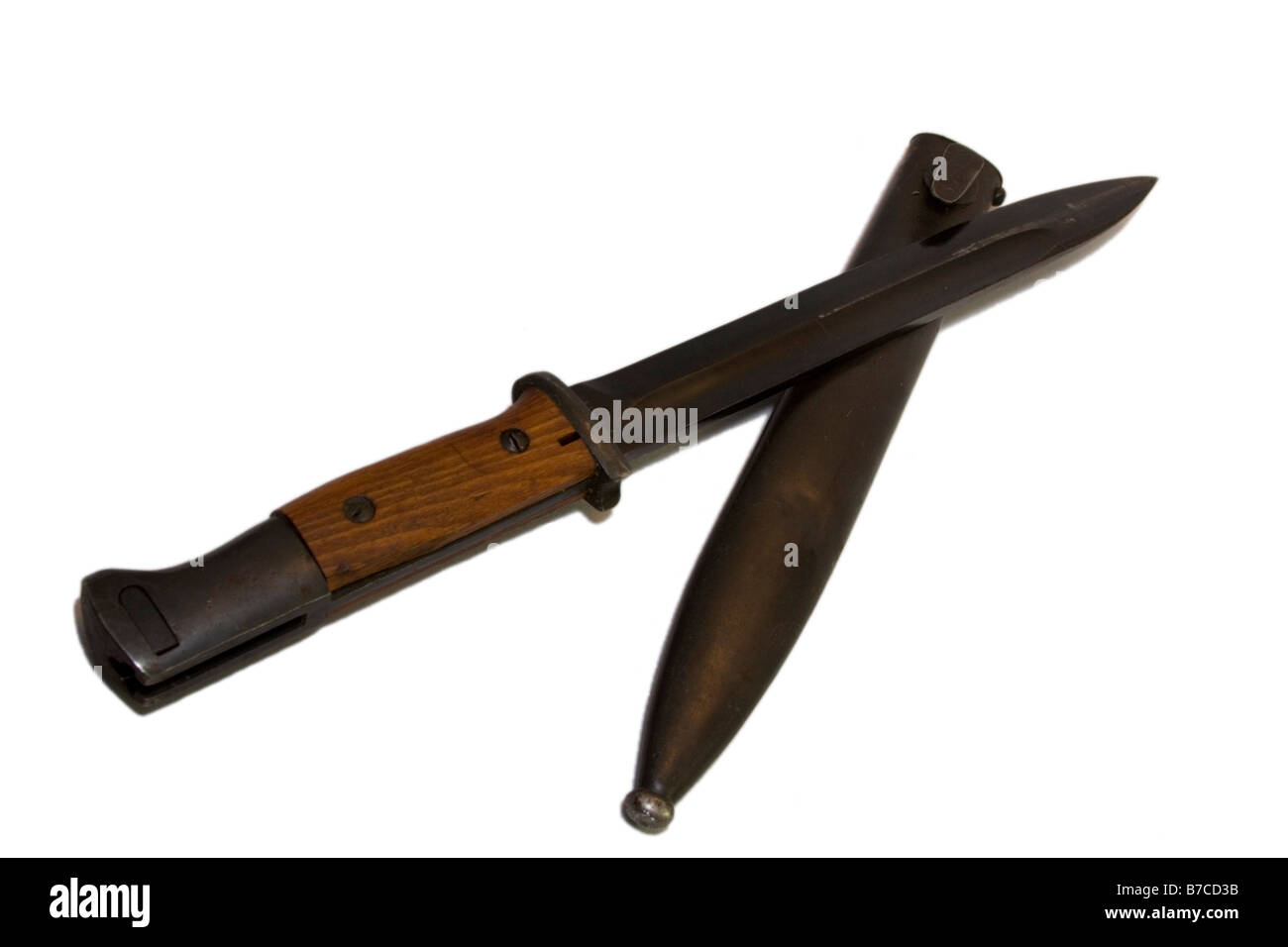 Alte militärische Messer mit Mantel vom zweiten Weltkrieg ...