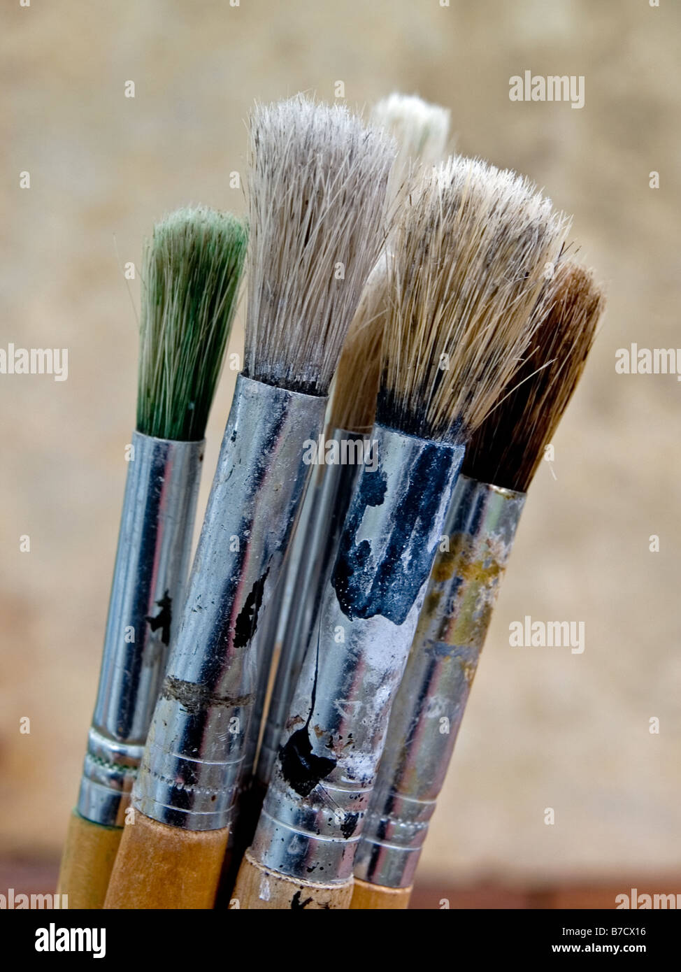 Paint brushes -Fotos und -Bildmaterial in hoher Auflösung – Alamy