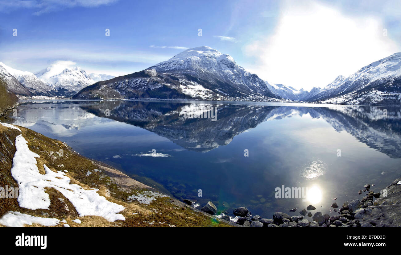 Innvikfjord in Stryn, Norwegen Stockfotografie - Alamy