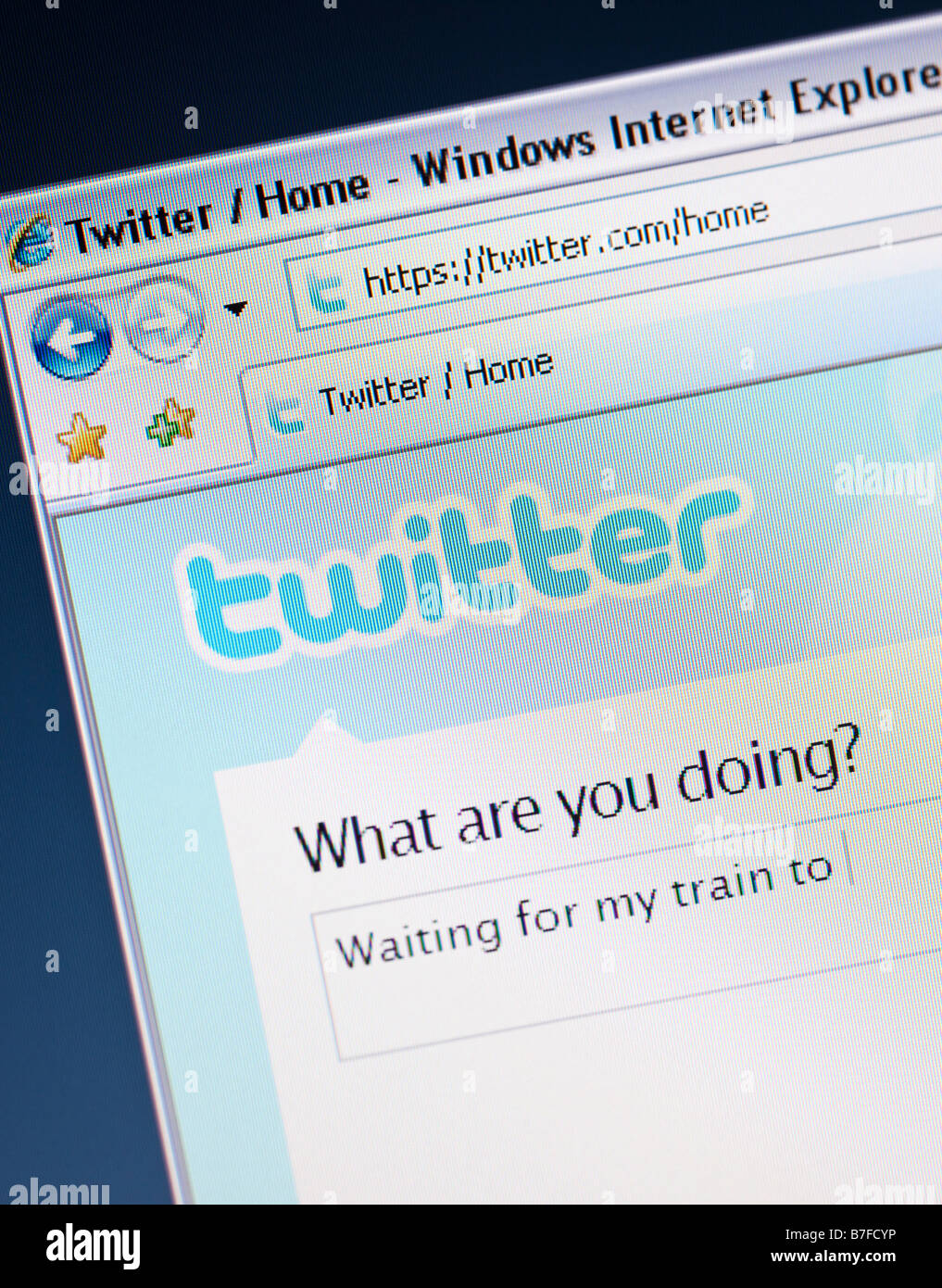 Twitter screenshot -Fotos und -Bildmaterial in hoher Auflösung – Alamy