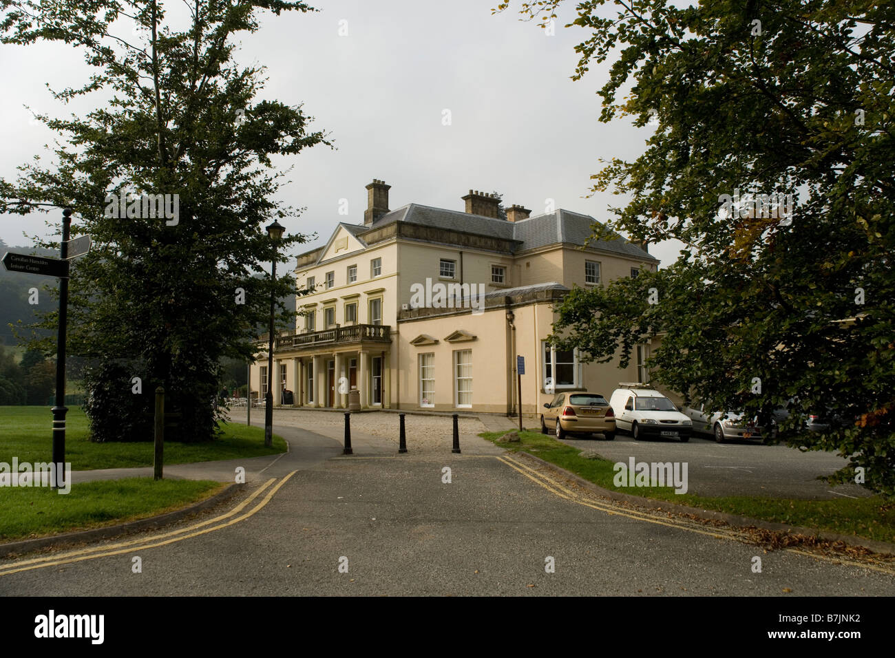 Y Plas Machynlleth genannt früher Greenfields Stadtrat Büros in ...