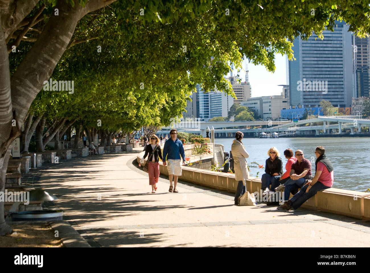 Brisbane river und south bank parklands -Fotos und -Bildmaterial in ...