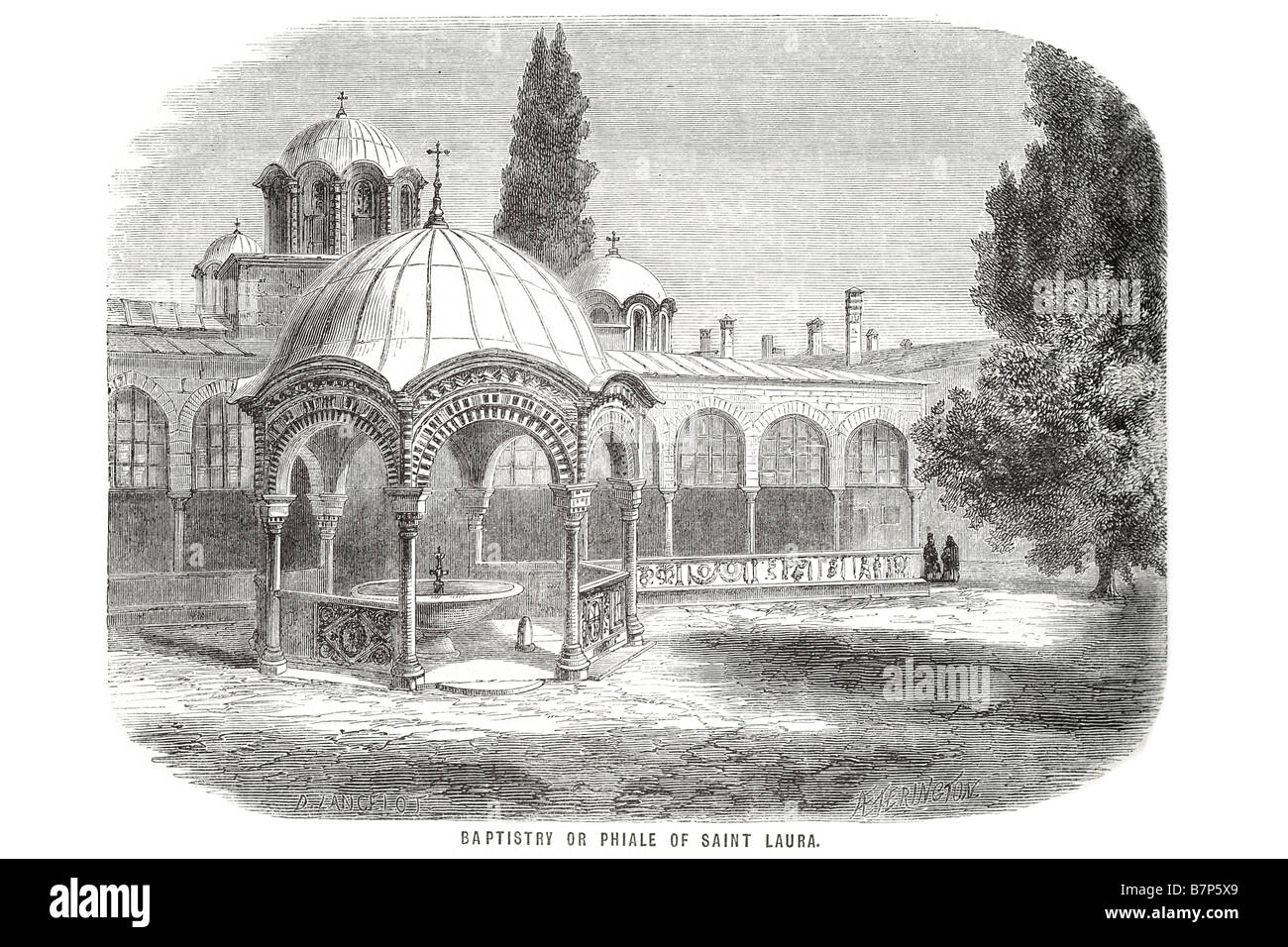 Baptisterium Phiale saint Laura Gott Jesus Bibel Heilige Testament alt ...