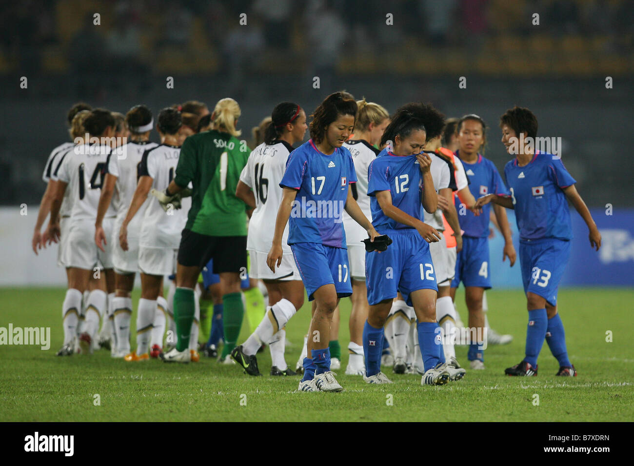 Japan Frauen National Team Gruppe JPN 18. August 2008 Fußball Peking ...