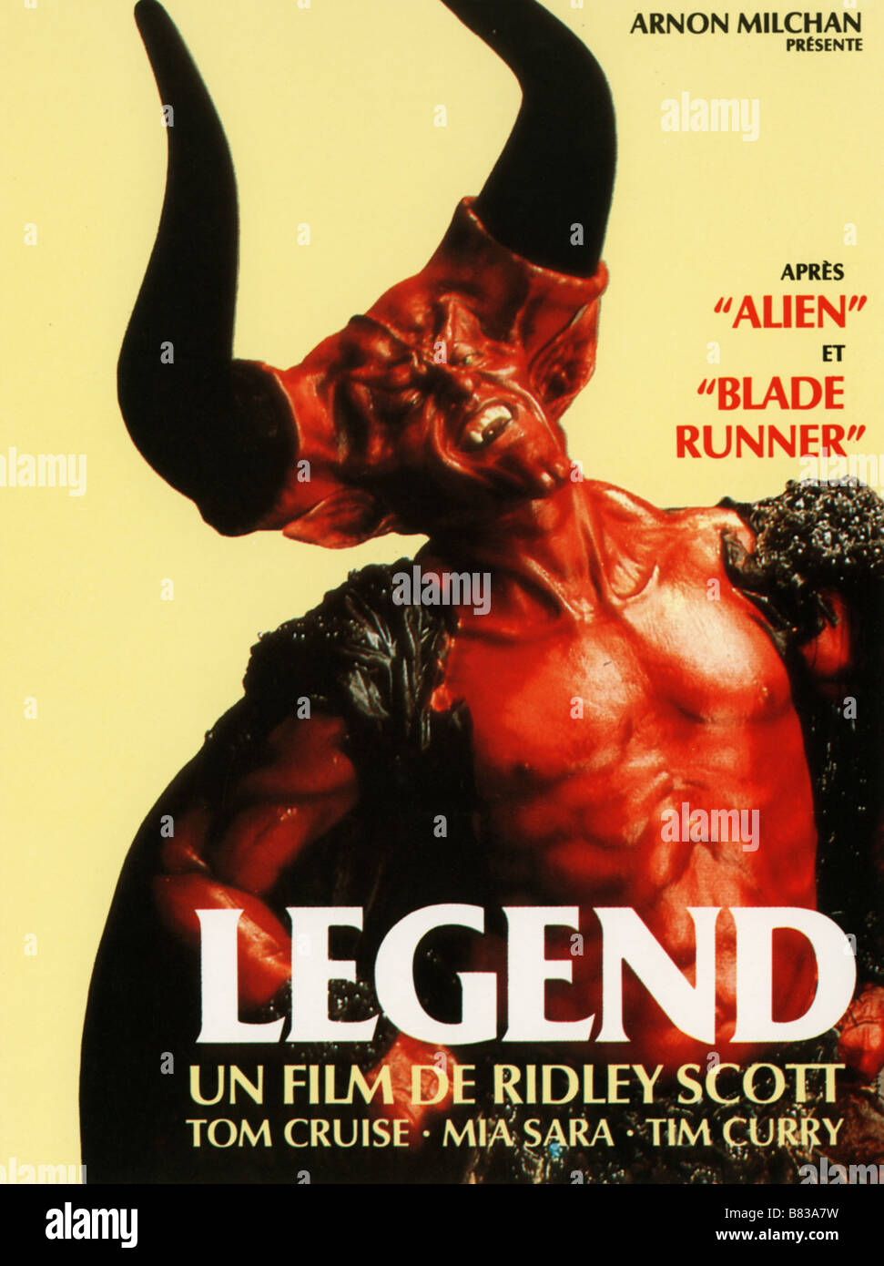 Legende Legende (1985) UK Affiche, Poster Regie Stockfotografie - Alamy