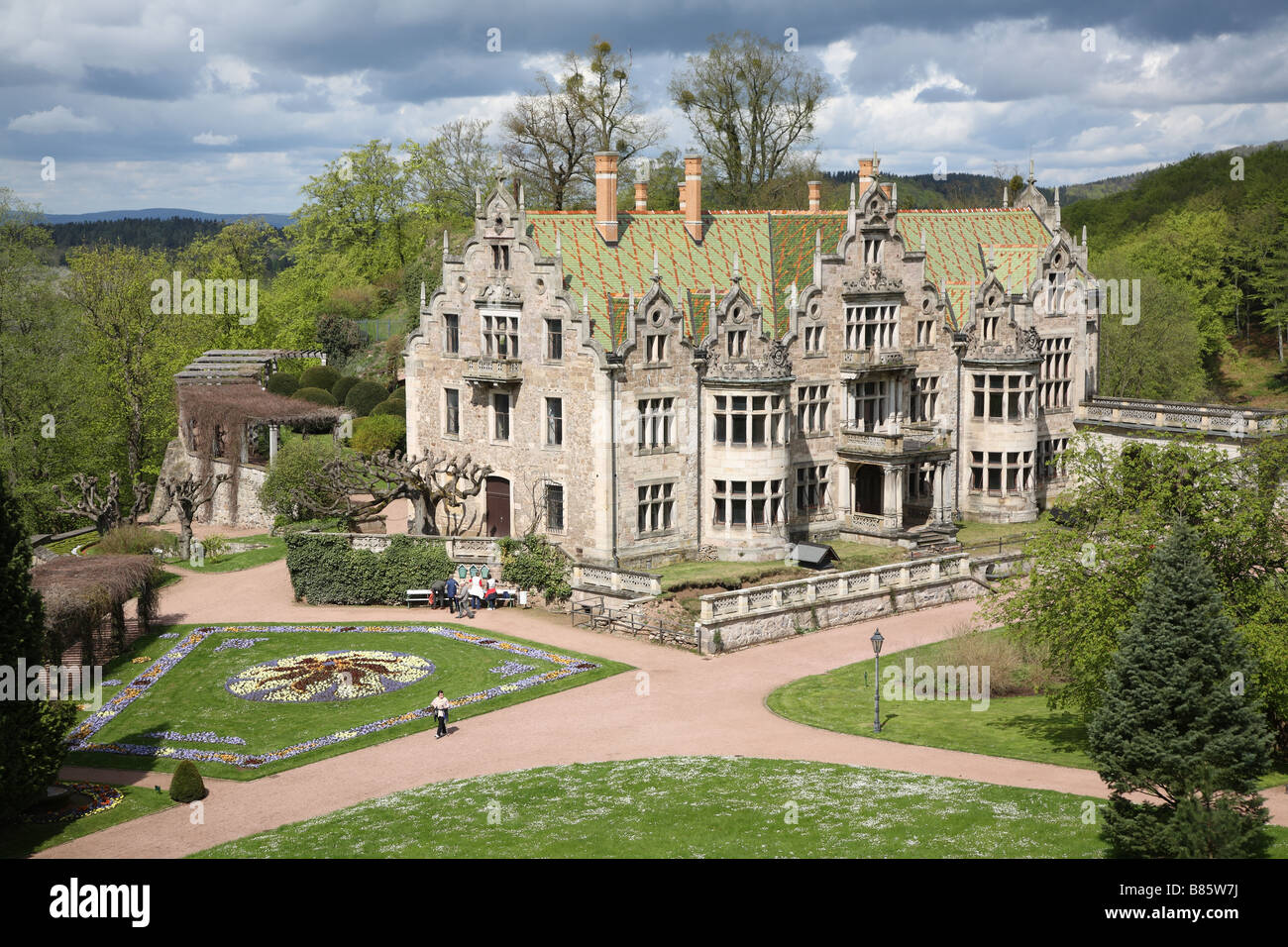 Bad Liebenstein Burg Altenstein Stockfotografie - Alamy