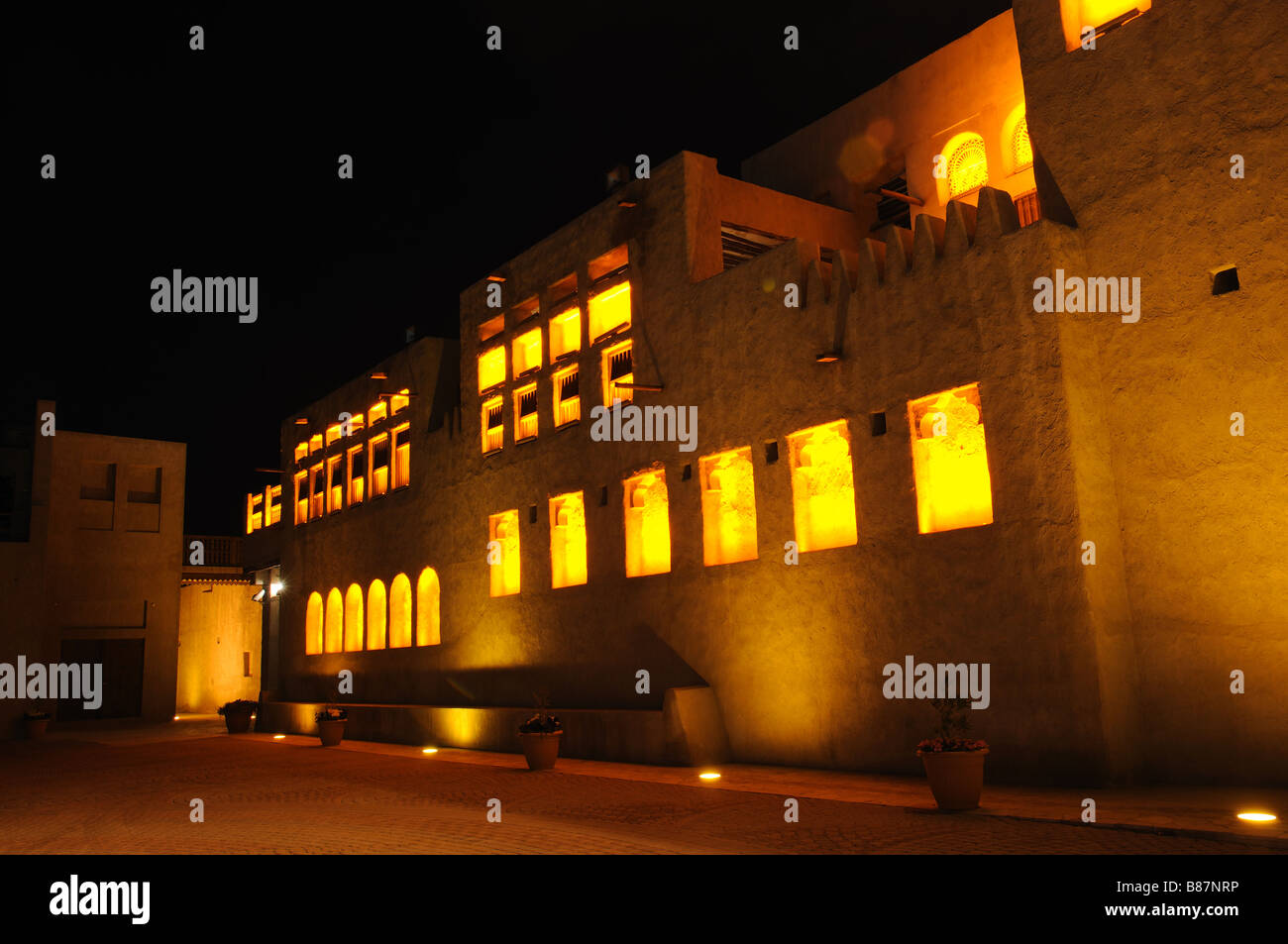 Sheikh Zayed Al Maktoum House in Dubai Stockfotografie - Alamy