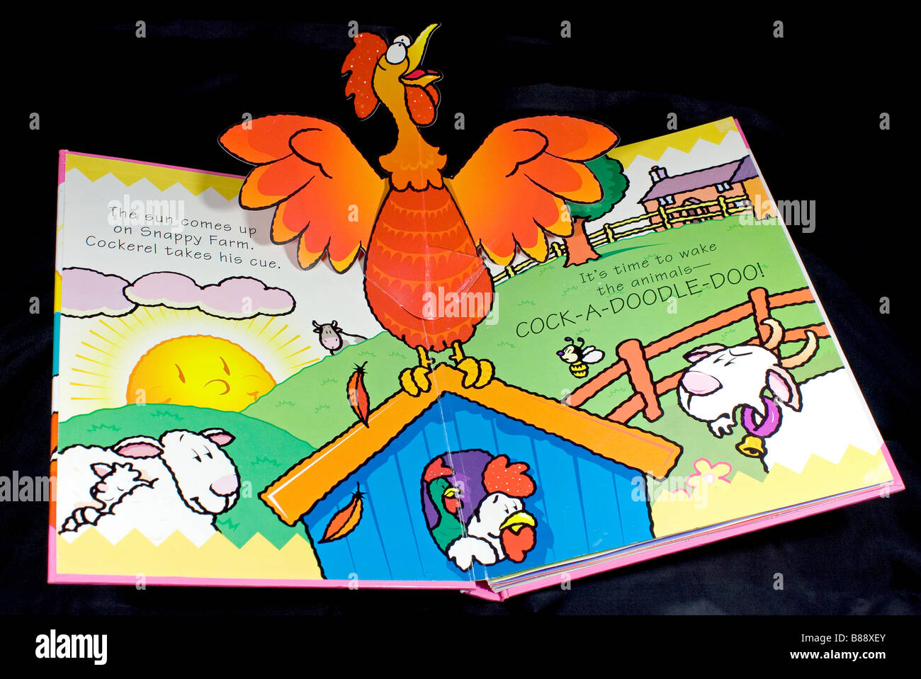 Kinder bunte 3D Pop-up-Buch UK Stockfotografie - Alamy