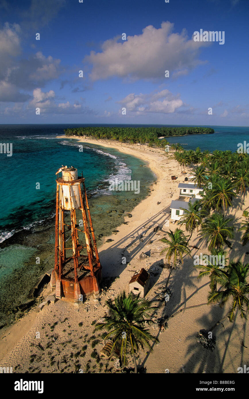 Sunrise Lighthouse Reef, Weltkulturerbe, Half Moon Caye, Belize ...