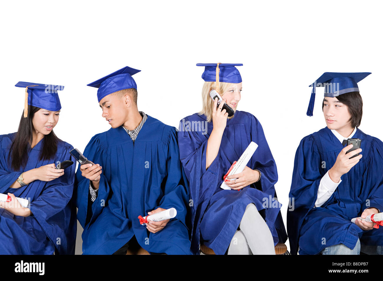 High school graduation mixed race -Fotos und -Bildmaterial in hoher ...