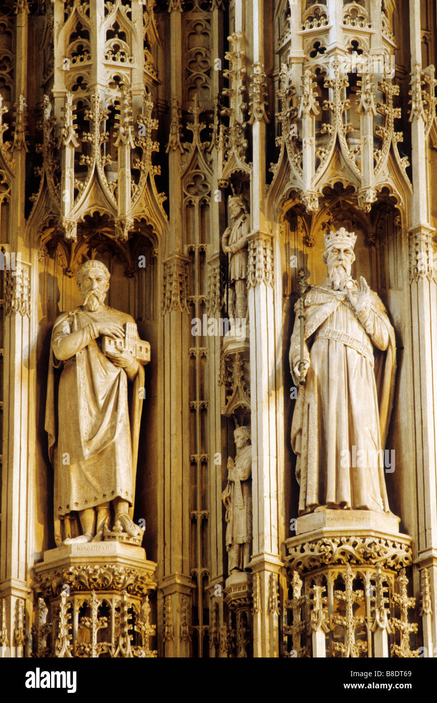 St Albans Cathedral 15. Jahrhundert mittelalterliche Altar Bildschirm ...